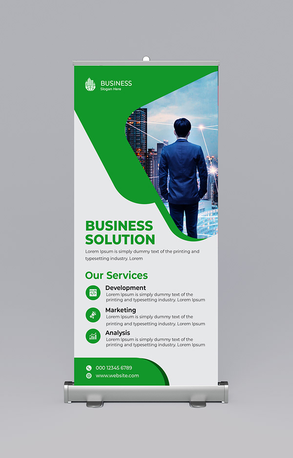 Narrow Base Banners - ROLIVE EXPRESS